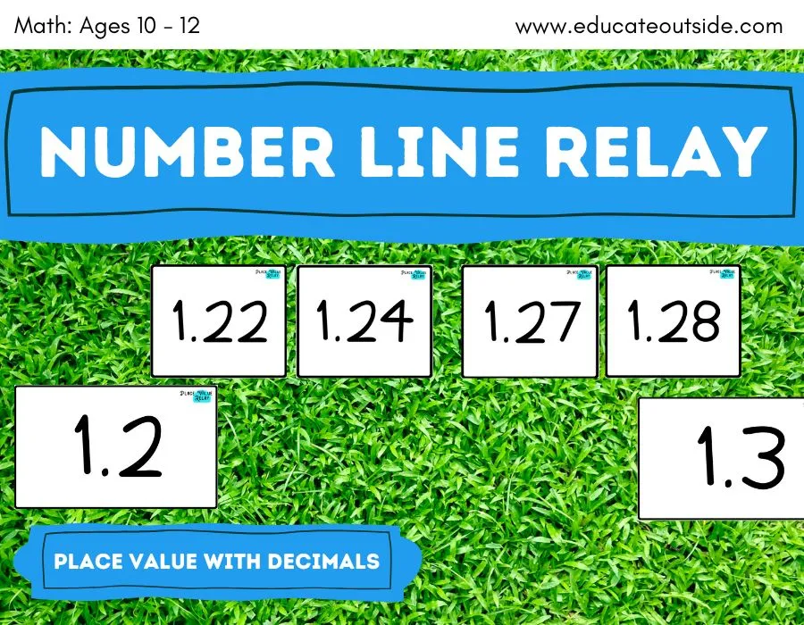 Math Place Value Game | Decimal Relay