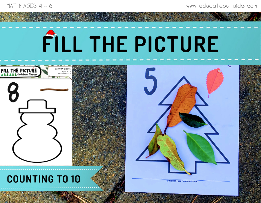 Fill The Picture - Counting To 10 - Number Recognition - Educate ...